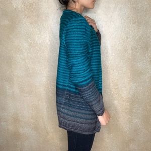 Allison Daley | Sweaters | Allison Daley Blue And Gray Cardigan Sweater ...